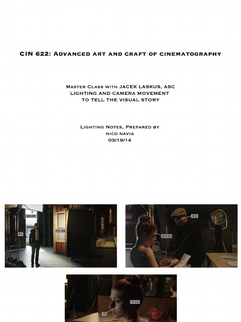 Jacek Laskus Lighting Notes | PDF