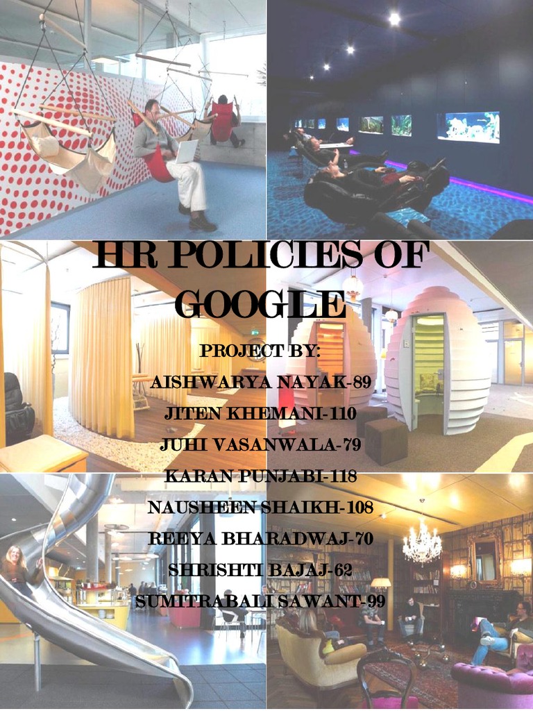 HR Policies of Google | PDF | Employee Retention | Recruitment