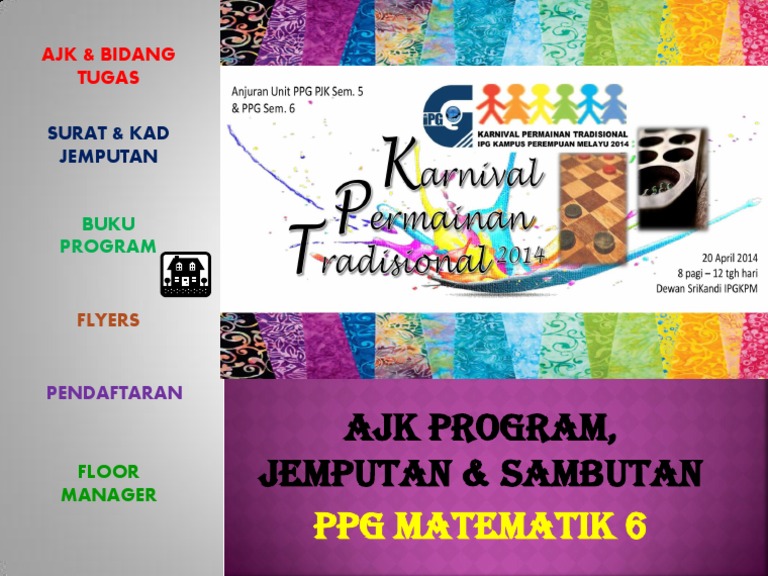 AJK Program & Invitation Duties for PPG | PDF