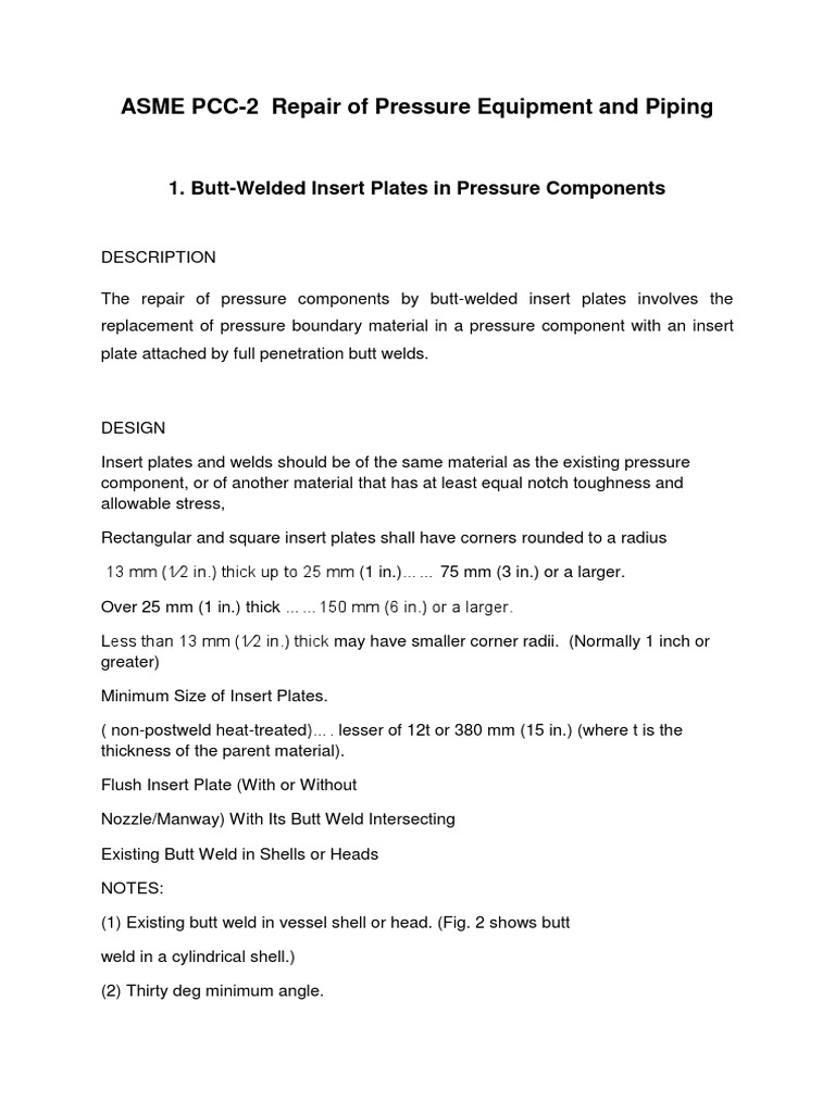 Asme PCC | PDF | Welding | Construction