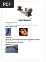 General Milling Formulas | PDF | Machining | Horsepower