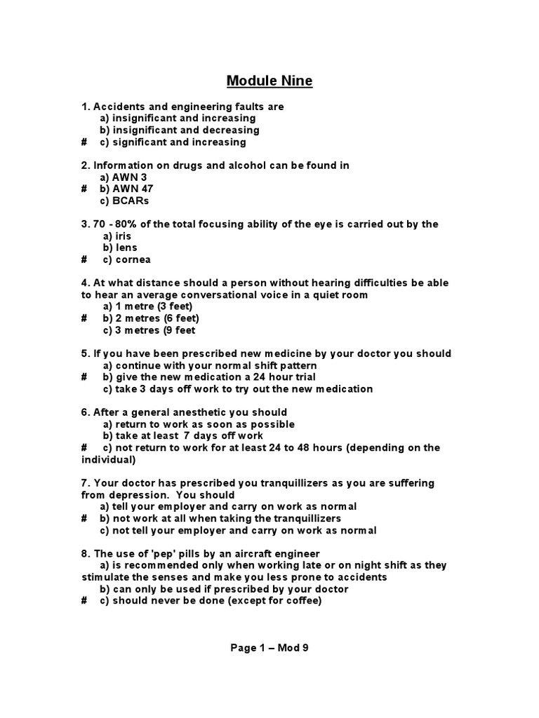 Module 9 | Descargar gratis PDF | Wellness | Medical