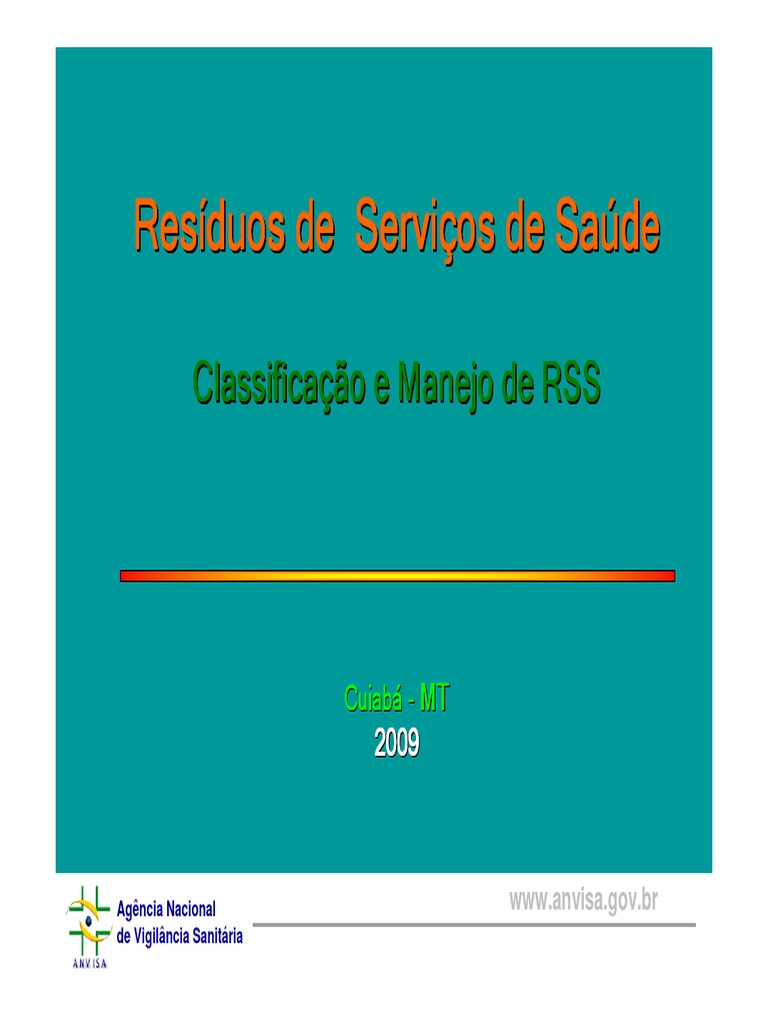 Classificação e Manejo Dos RSS | PDF