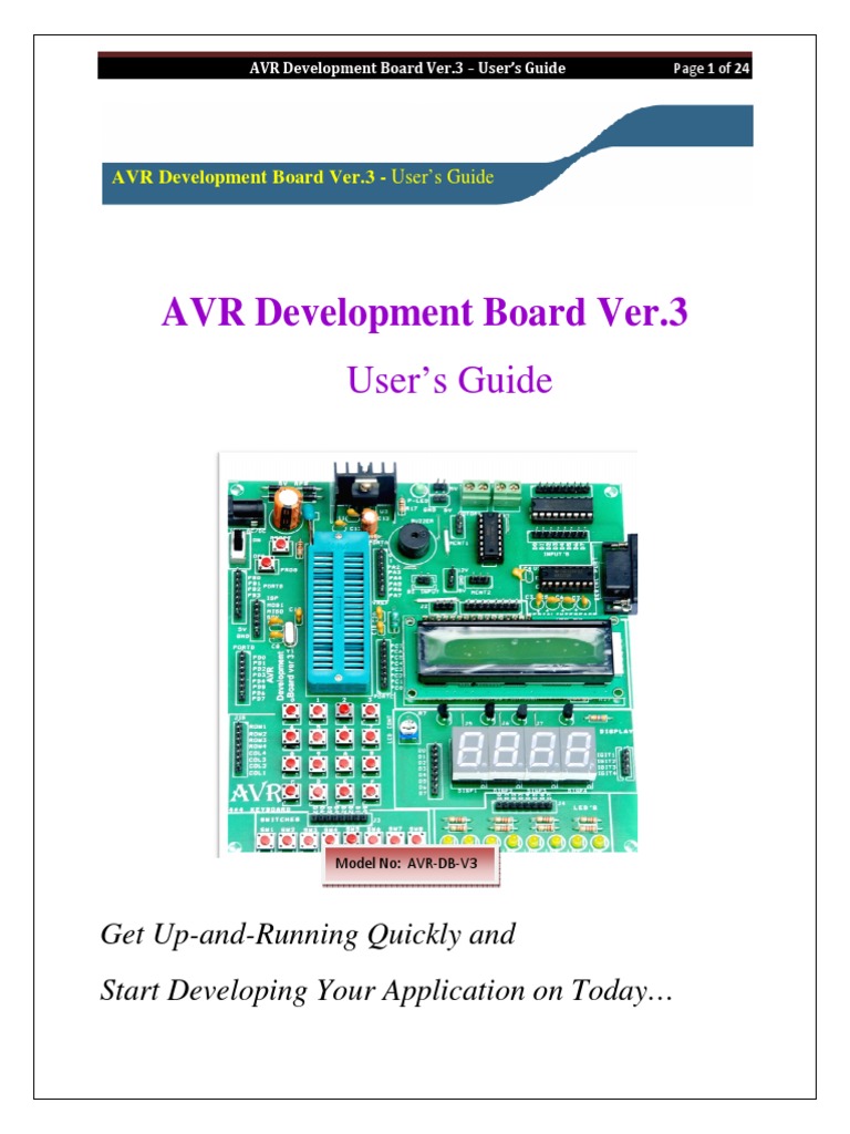 Avr Development Board Big | PDF | Classes Of Computers | Computing
