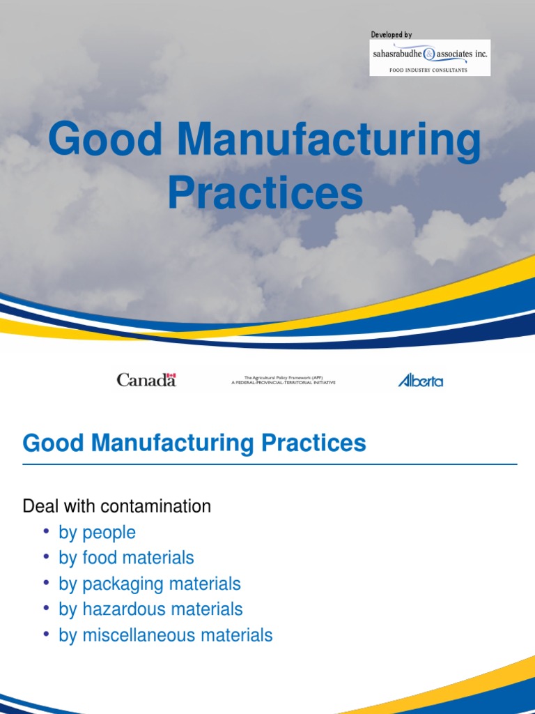 Essential Good Manufacturing Practices | PDF | Hygiene | Foods