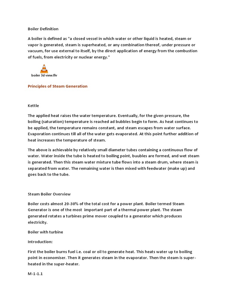 Boiler Definition & Types | PDF | Steam | Fluidization