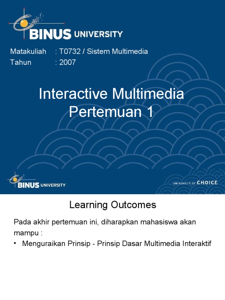 1 - Prinsip - Prinsip Dasar Multimedia Interaktif | PDF | Multimedia ...