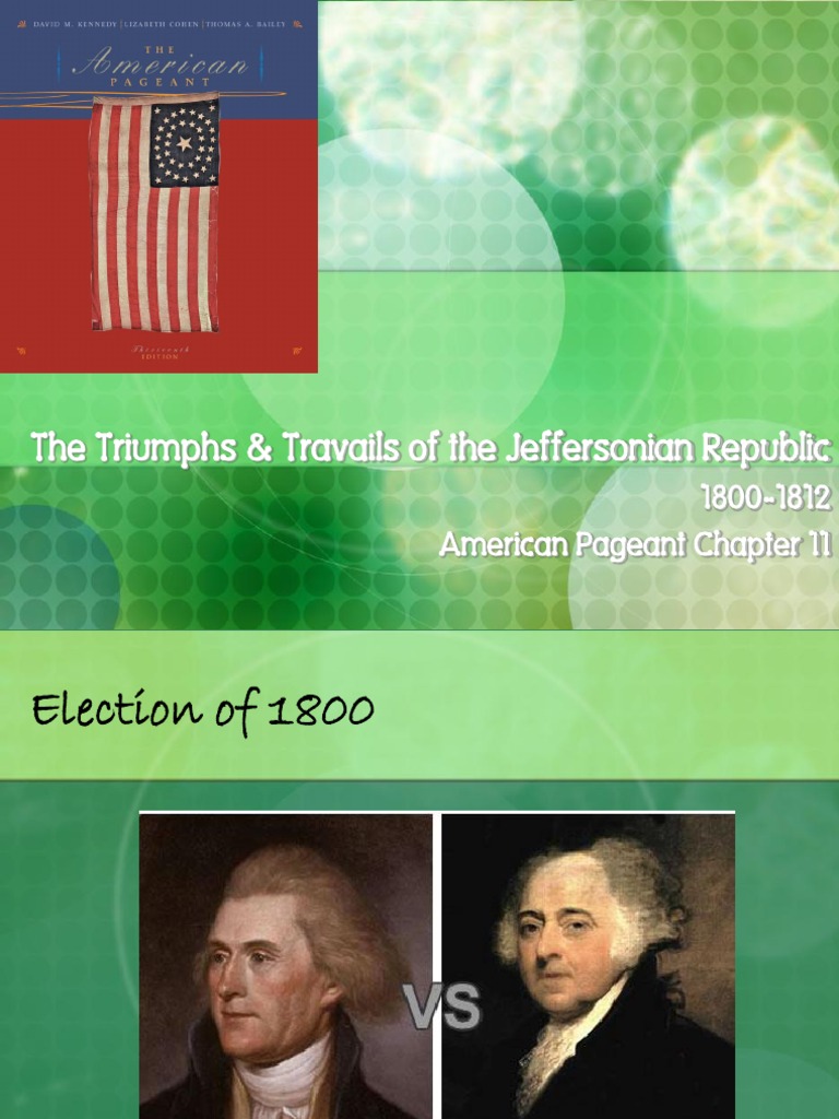 AP Chapter 11 | PDF | Thomas Jefferson | Federalist Party