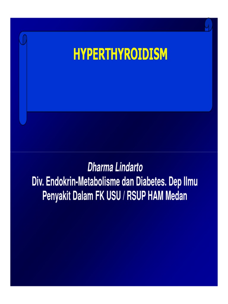 Mbs127 Slide Hyperthyroidism 1 | PDF | Hyperthyroidism | Thyroid Disease