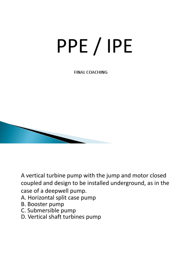 Ppe / Ipe: Final Coaching | PDF | Air Conditioning | Humidity