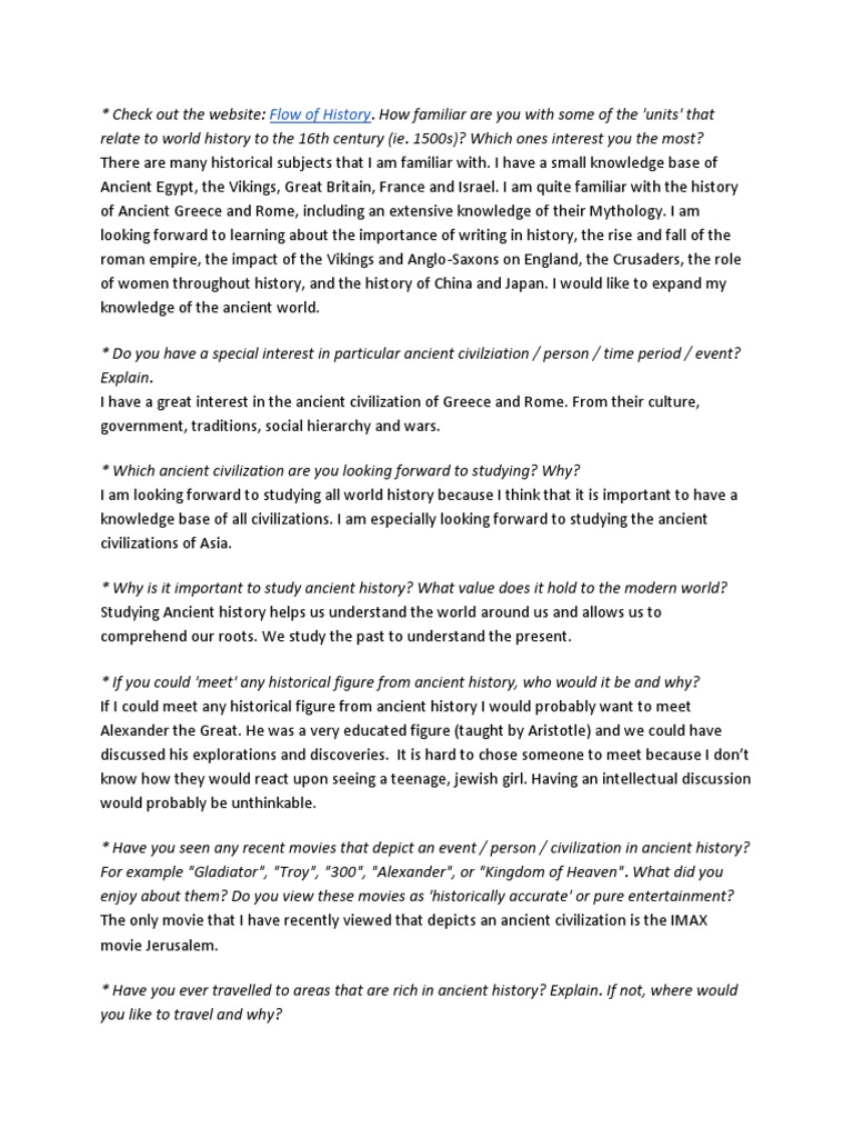 Importance of Studying Ancient Civilizations | PDF | Ancient History ...