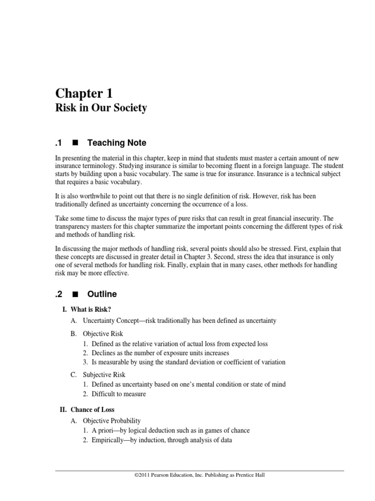 risk-management-solution-manual-chapter-01-risk-risk-management