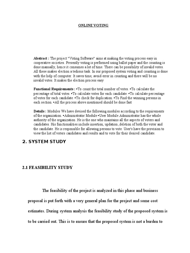 Online Voting System A ASP Net Project | PDF | Runtime System | Class ...