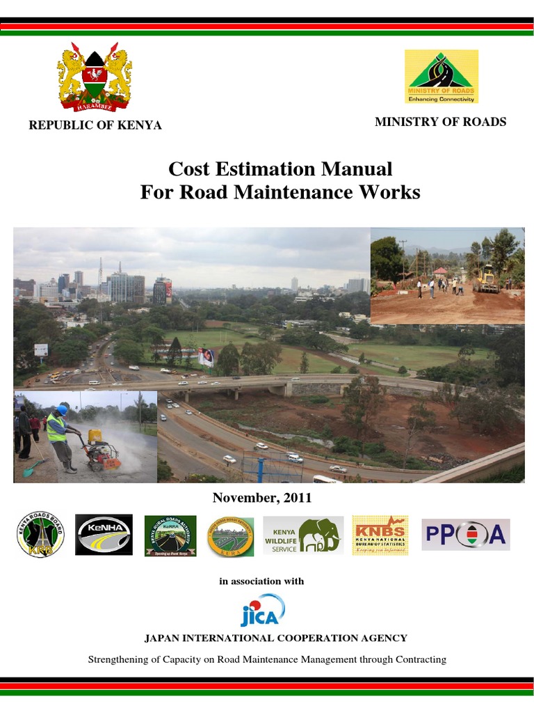 Kenya Road Maintenance Cost Manual | PDF