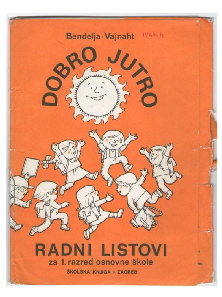 Dobro Jutro Radni Listovi Za 1 Razred | PDF