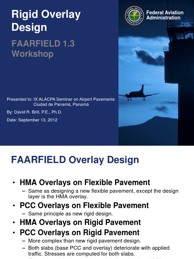 5 - FAARFIELD Rigid Overlay Design | PDF | Road Surface | Road ...