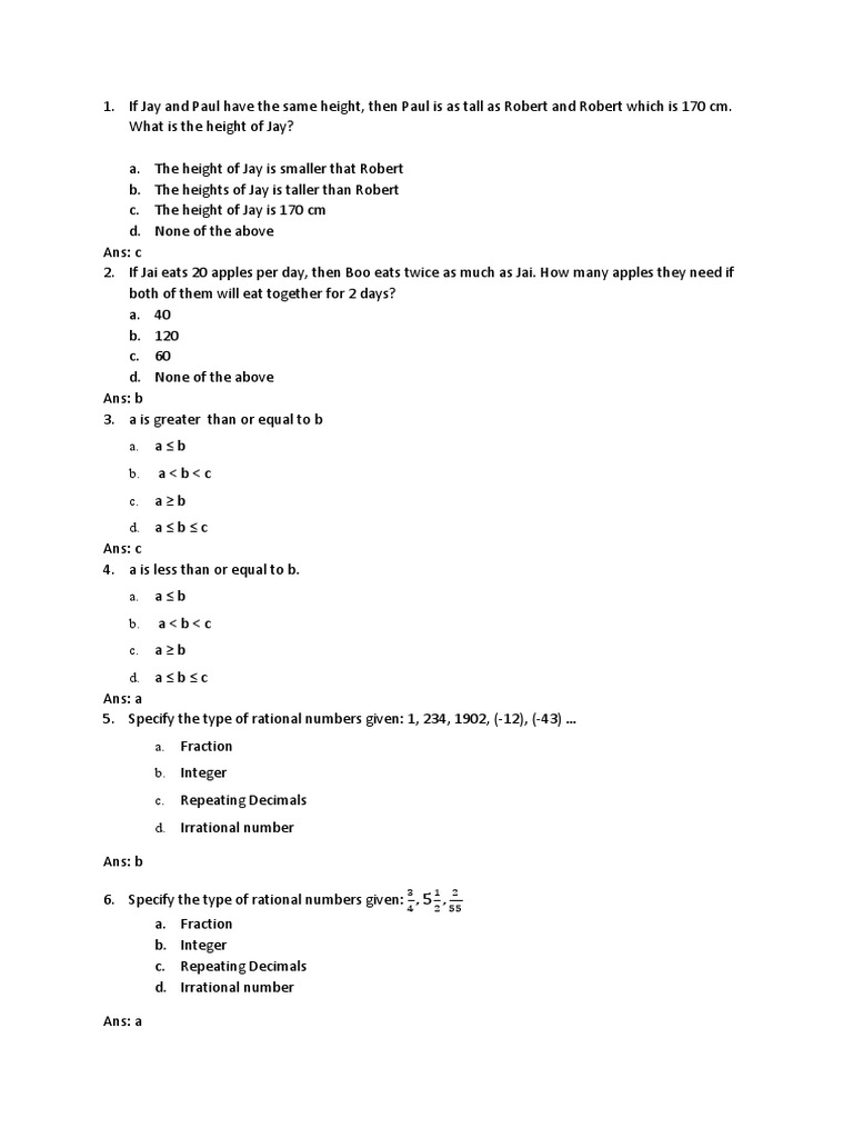 Math | PDF | Rational Number | Decimal