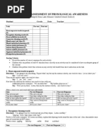 San Diego Quick Assessment | PDF | Educational Assessment | Reading ...