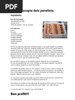 Comprensió Panellets | PDF