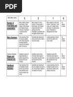 Drug Study Rubric | PDF