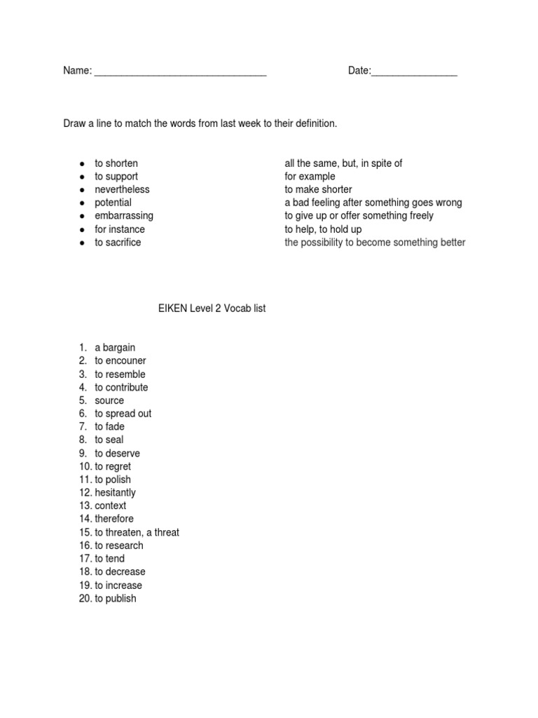 Eiken Level 2 | PDF | Semiotics | Communication
