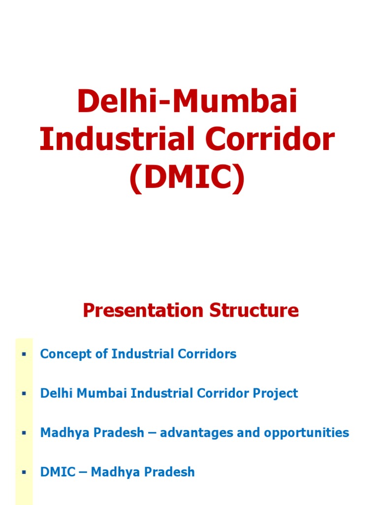 DMIC Project | PDF | Industries | Transport