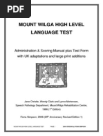 CLQT Response Booklet | PDF