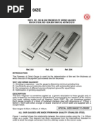 Hegman Gauge Fineness of Grinding Gauge | PDF | Metrology | Materials