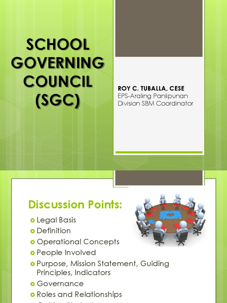 School Governing Council | PDF | Governance | Leadership