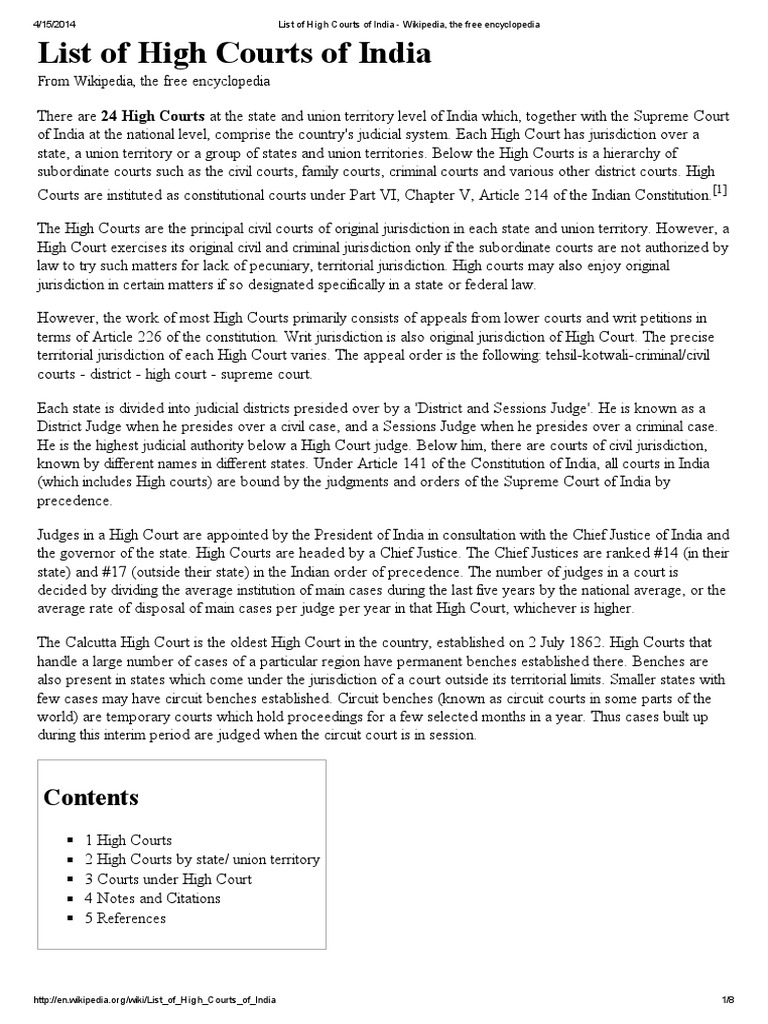 An Overview of the Hierarchical Structure and Organization of India's ...