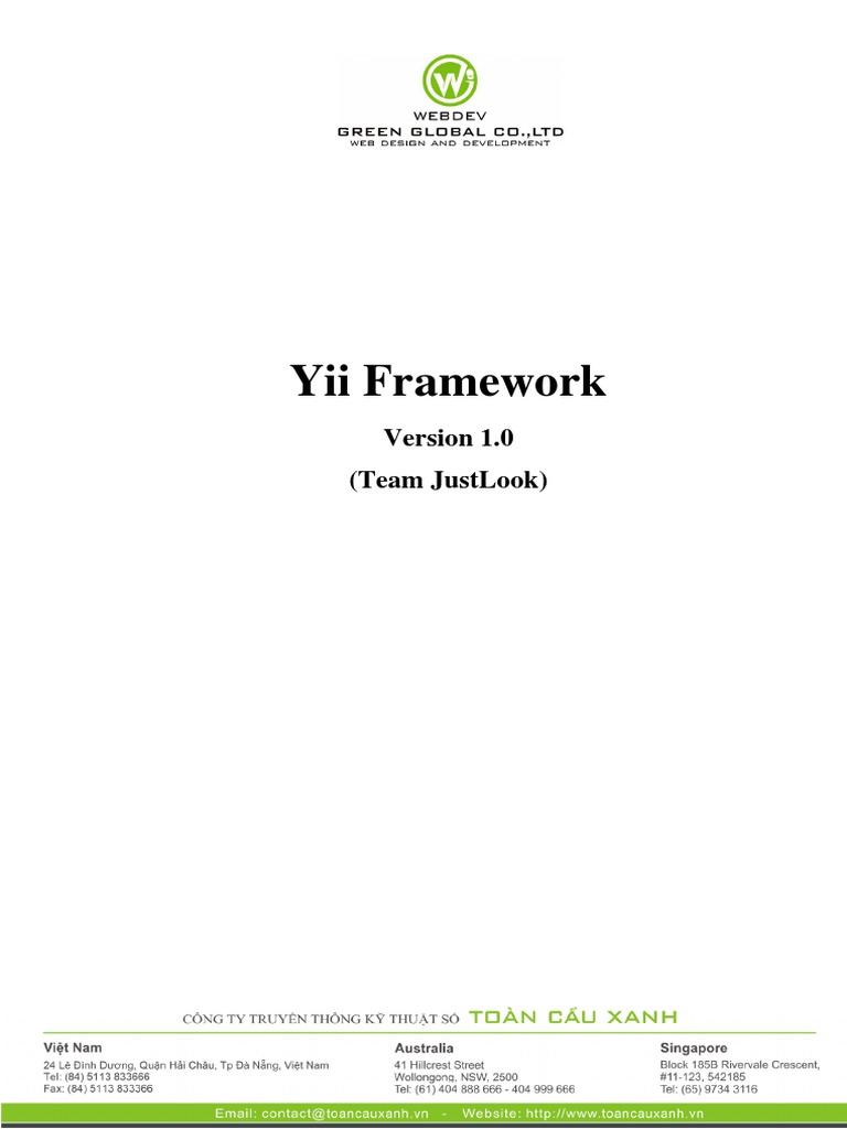 Yii Framework - Design Pattern and Database and Form | PDF