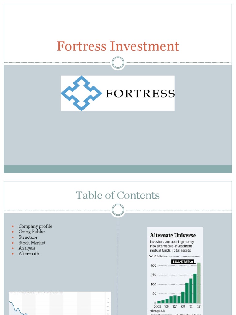 Fortress Investment Group Overview | PDF | Investing | Hedge Fund