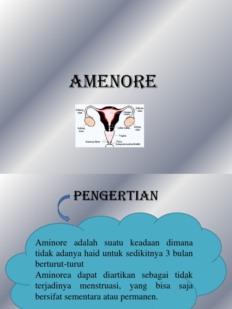 Amenore | PDF | Kesehatan Holistik