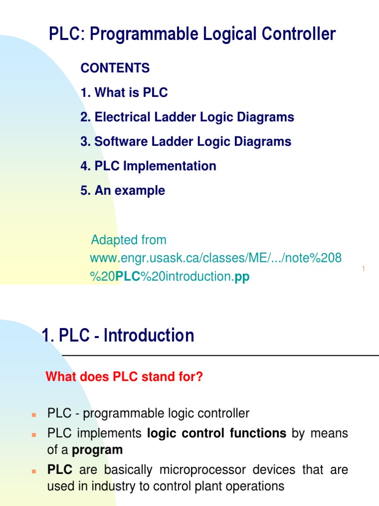 Chapter 10 Programmable Logic Controller | PDF | Programmable Logic Controller | Computer Program
