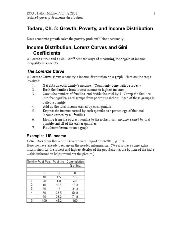 Growth, Poverty, and Income Distribution | PDF | Social Inequality ...