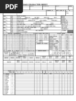 Palladium Fantasy Character Sheet | PDF | Leisure Activities | Role ...