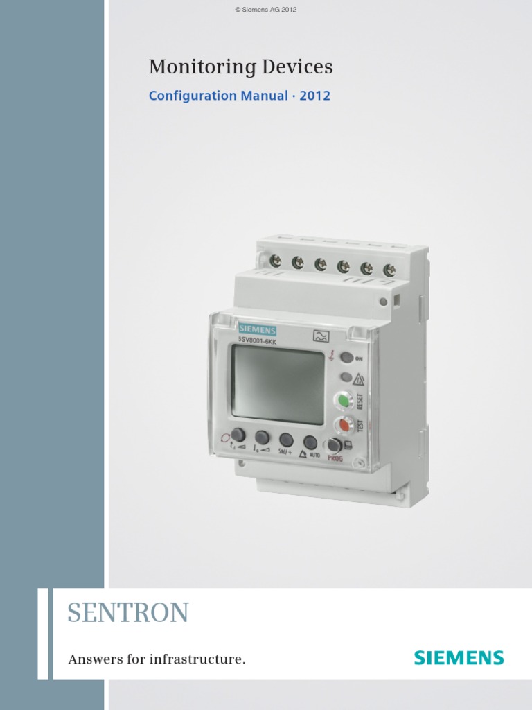 Siemens ATC5300 Transfer Control Devices | PDF | Power Supply | Relay
