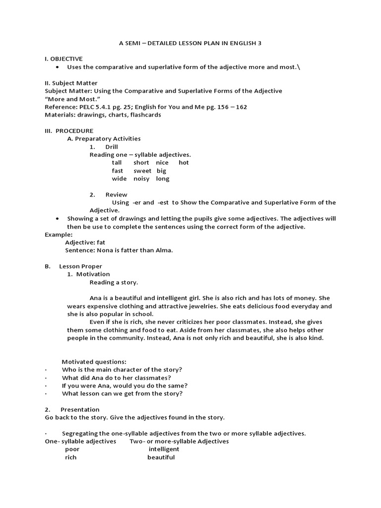 Lesson Plan Eng.21 | PDF | Semiotics | Syntax