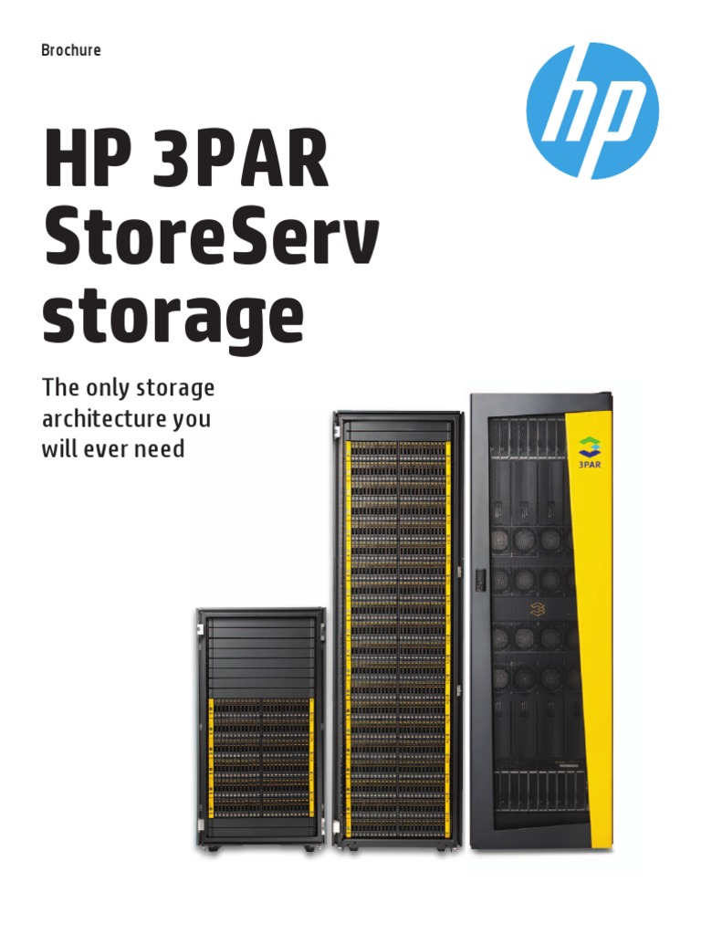 HP 3PAR Storeserv Storage | PDF | Virtualization | Provisioning
