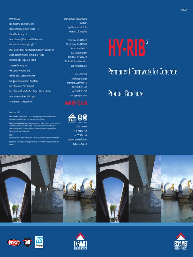 Hy-Rib: Permanent Formwork For Concrete Product Brochure | PDF ...
