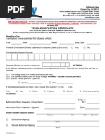 Rasier Vehicle Inspection Form R4 | PDF | Vehicles | Product Introductions