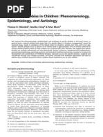 Button Phobia: Saavedra & Silverman Study | PDF | Phobia | Anxiety Disorder