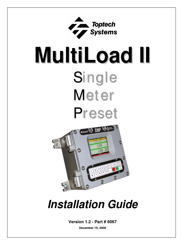 MultiLoad II SMP Installation Guide v1-2 | Download Free PDF ...