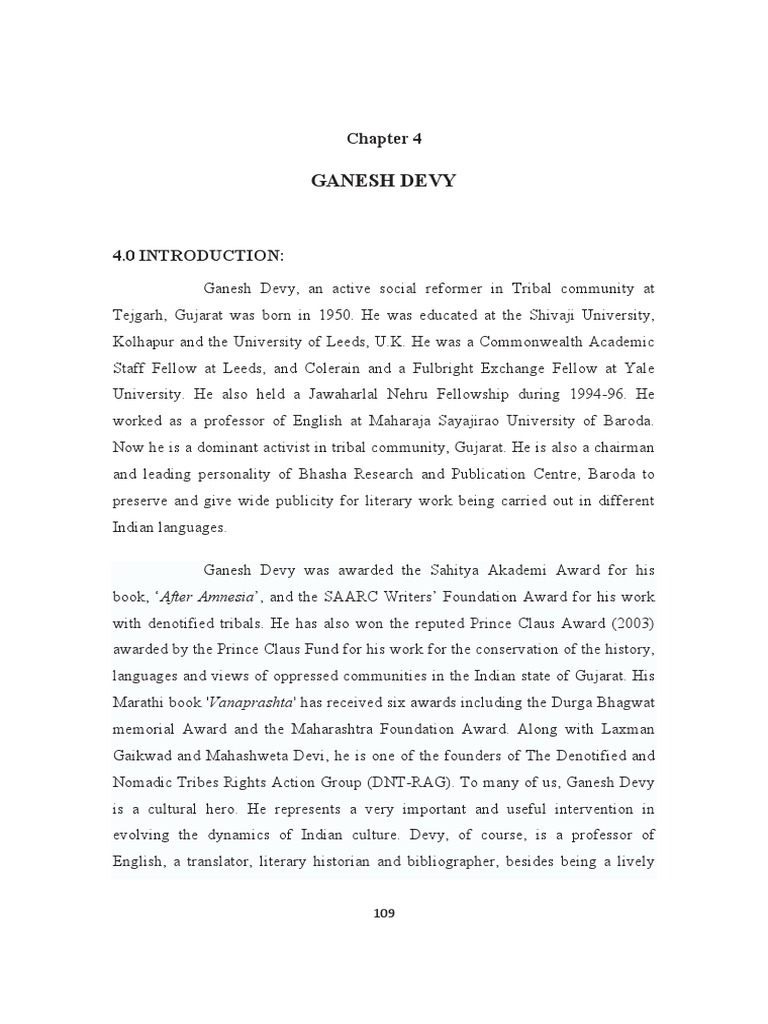 Ganesh Devy - Chapter 4 | PDF | Cognitive Science | Languages