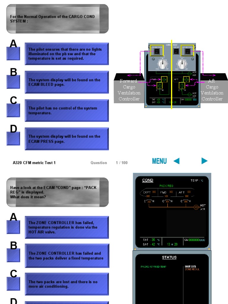 A320 CFM Operations Test Questions | PDF | Aviation | Aeronautics