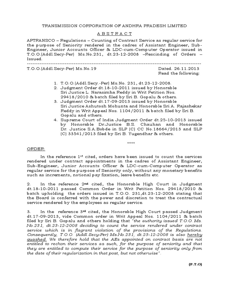 Transco Ms 19 | Download Free PDF | Government