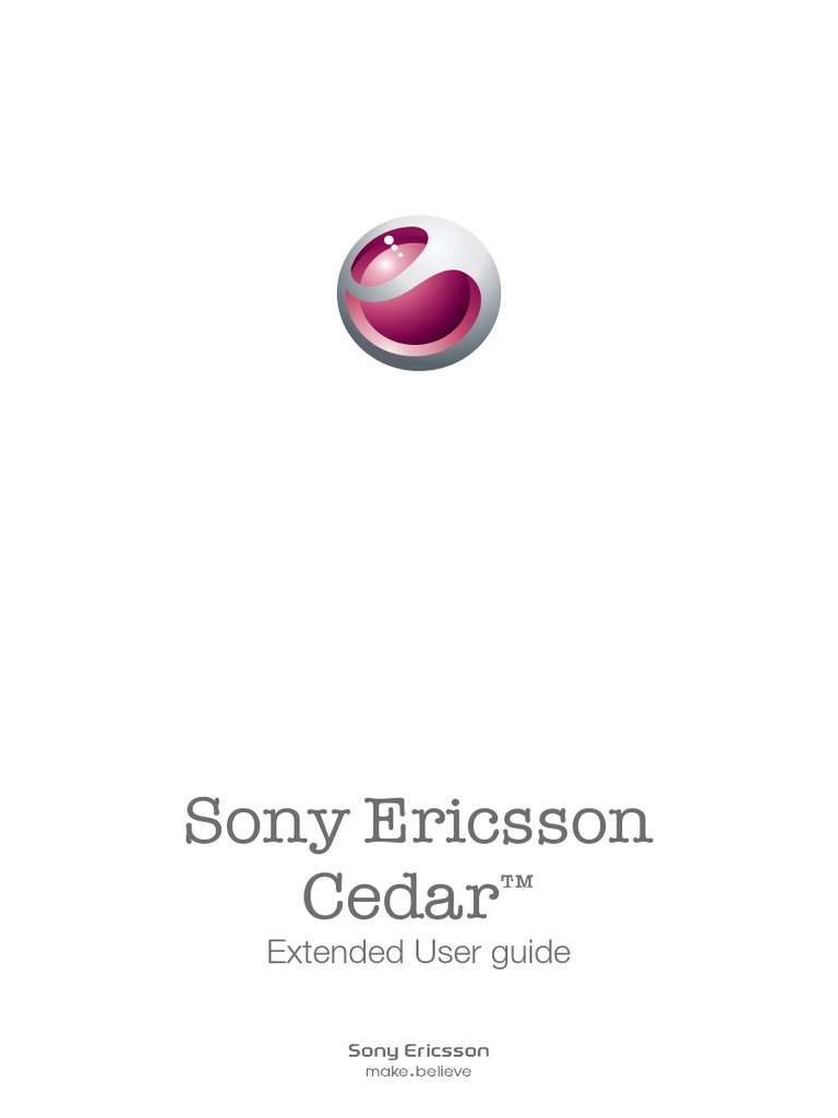 Sony Ericsson Cedar: Extended User Guide | PDF | Subscriber Identity ...