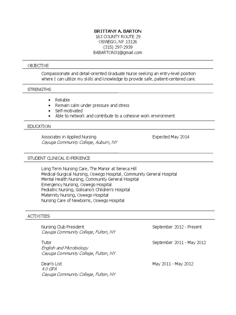 Revisedresume | PDF | Wellness