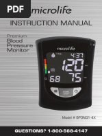 Microlife BP Monitor Error 3 Guide | PDF | Blood Pressure | Medical ...