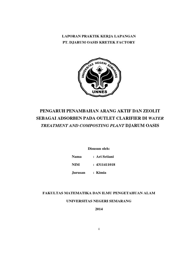 Laporan PKL Ari Setiani Unnes | PDF